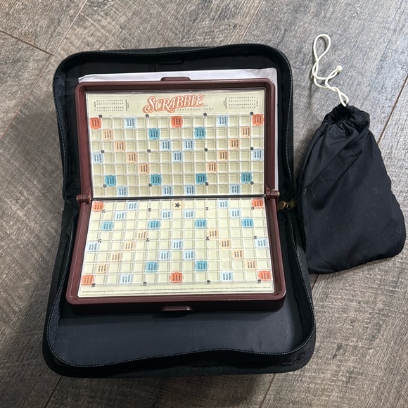 Games | Scrabble Portable Travel Game In Zippered Case | Poshmark